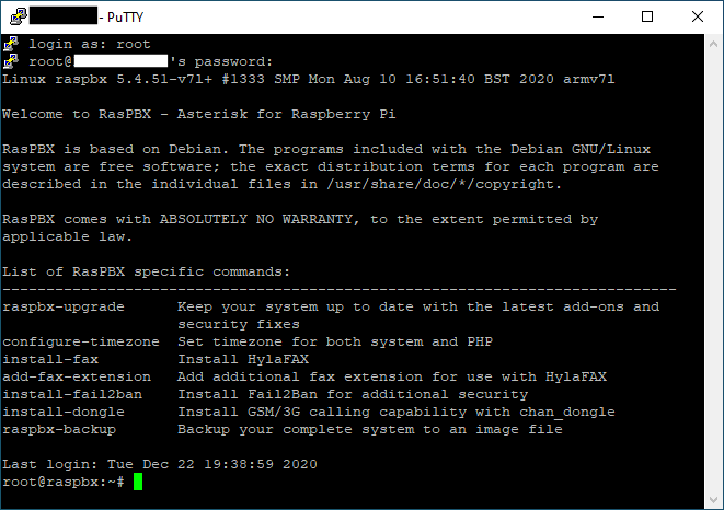 101 - Install and configure RasPBX